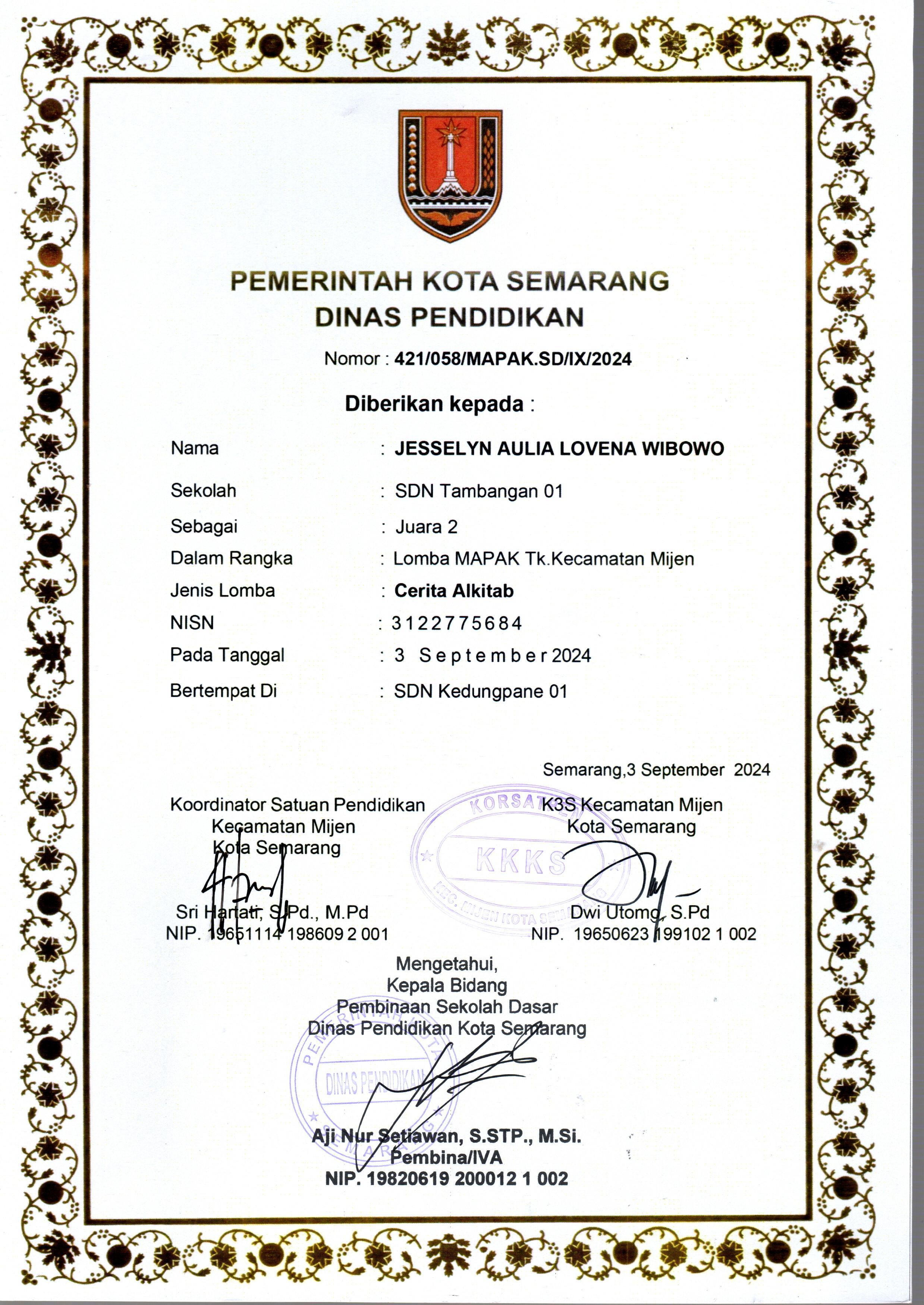 SANG JUARA - KOTA SEMARANG