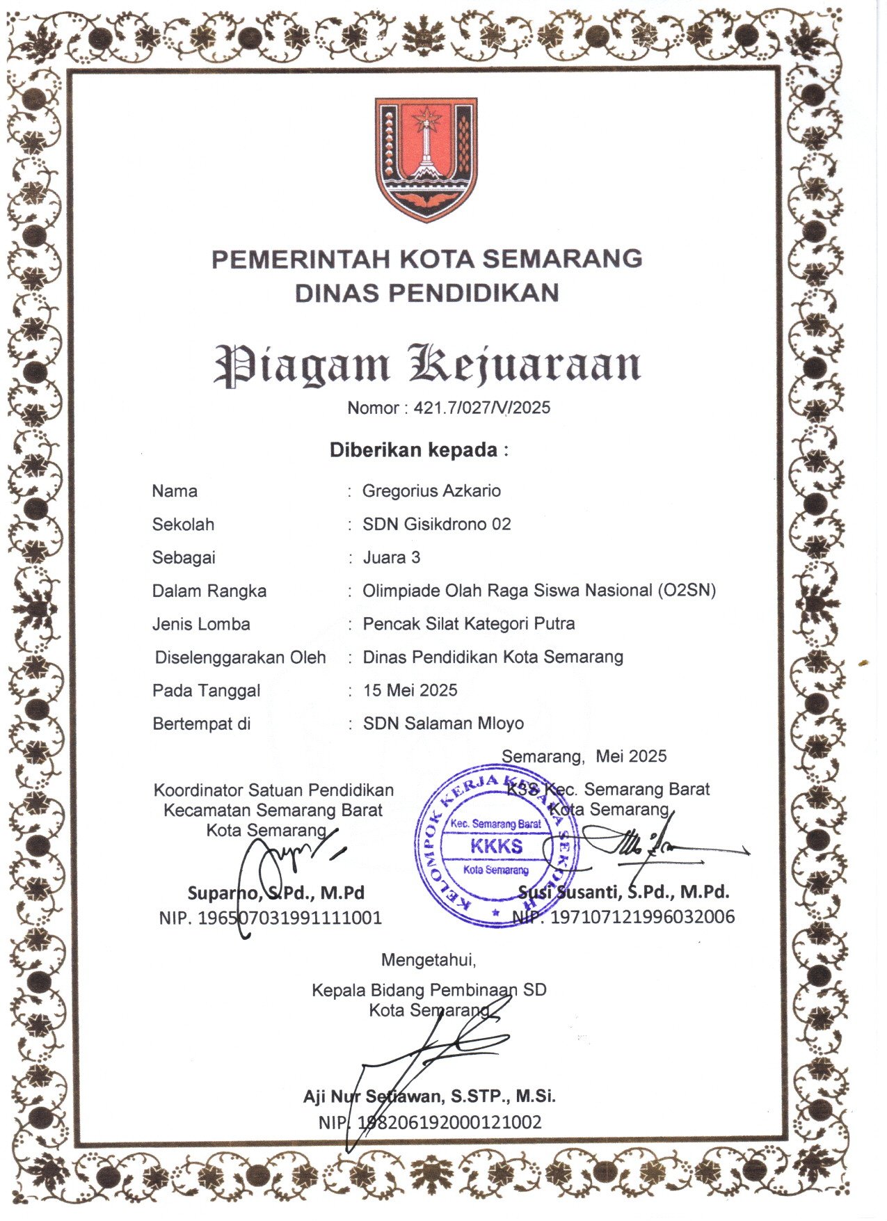 SANG JUARA - KOTA SEMARANG