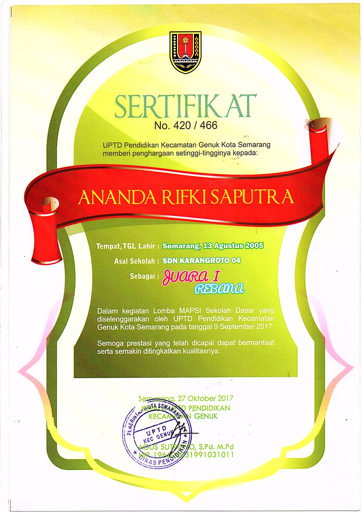 SANG JUARA - KOTA SEMARANG